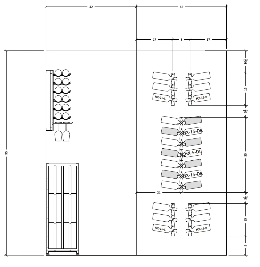 Wine Racks of VintageView's IBS 2024 Booth - VintageView