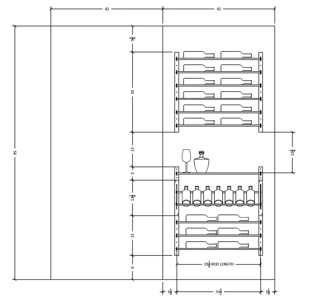 Wine Racks of VintageView's IBS 2024 Booth - VintageView