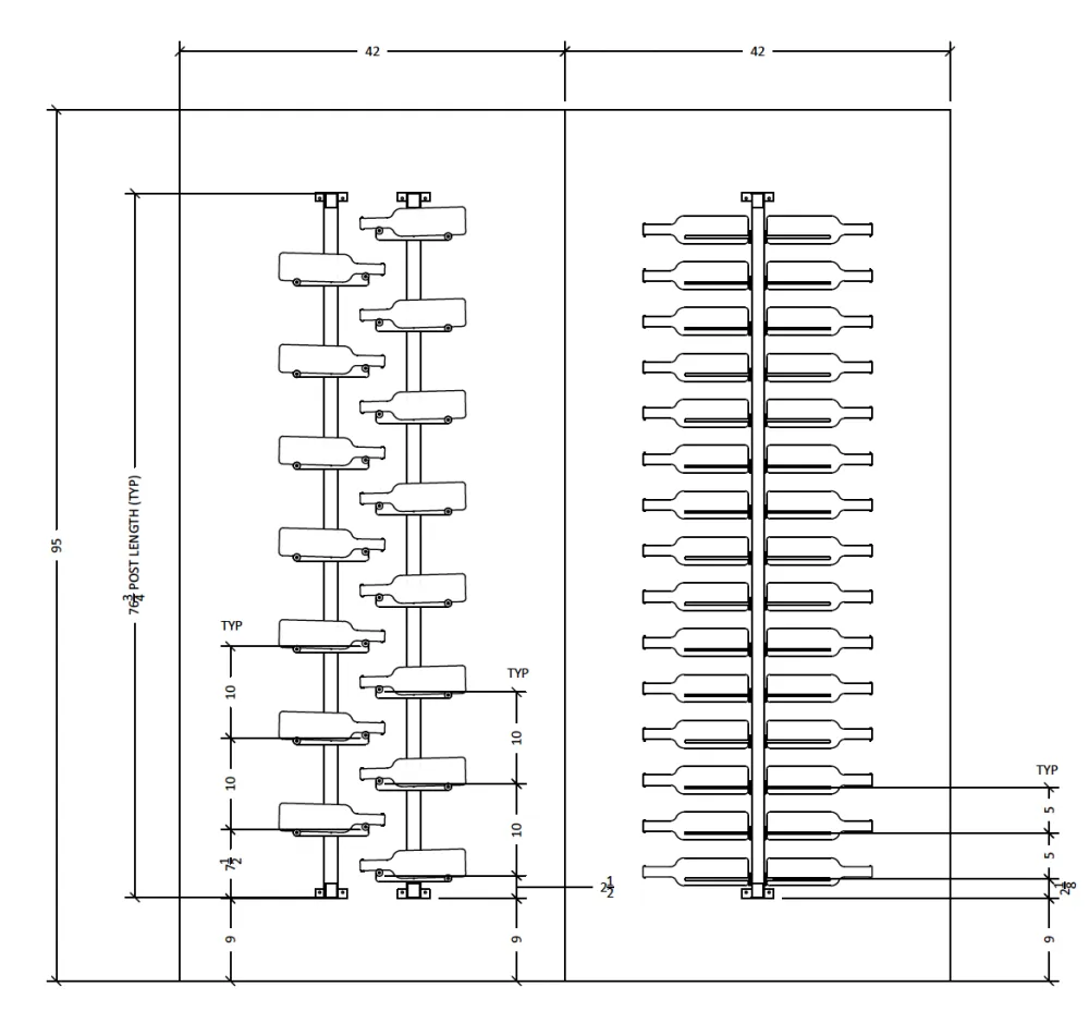 Wine Racks of VintageView's IBS 2024 Booth - VintageView