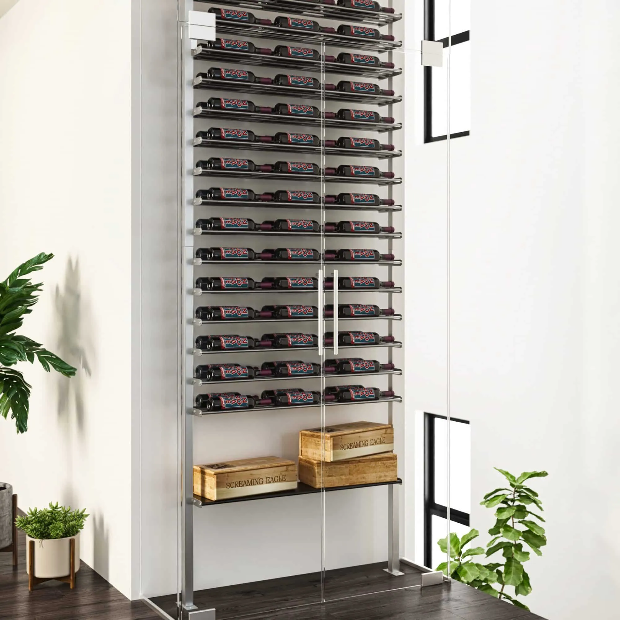 Evolution Low Profile Shelf Combo Kit | Floating Wine Rack